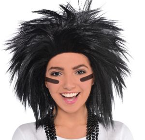Black Crazy Wig - Party City